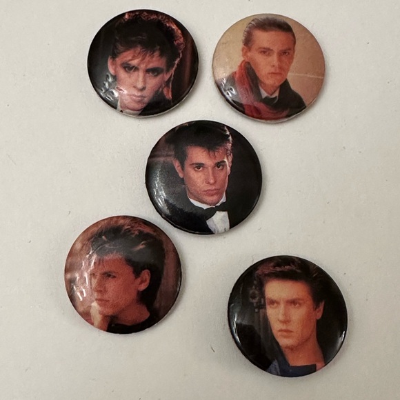 Other | Vintage Band Button Set Duran Duran 8s | Poshmark